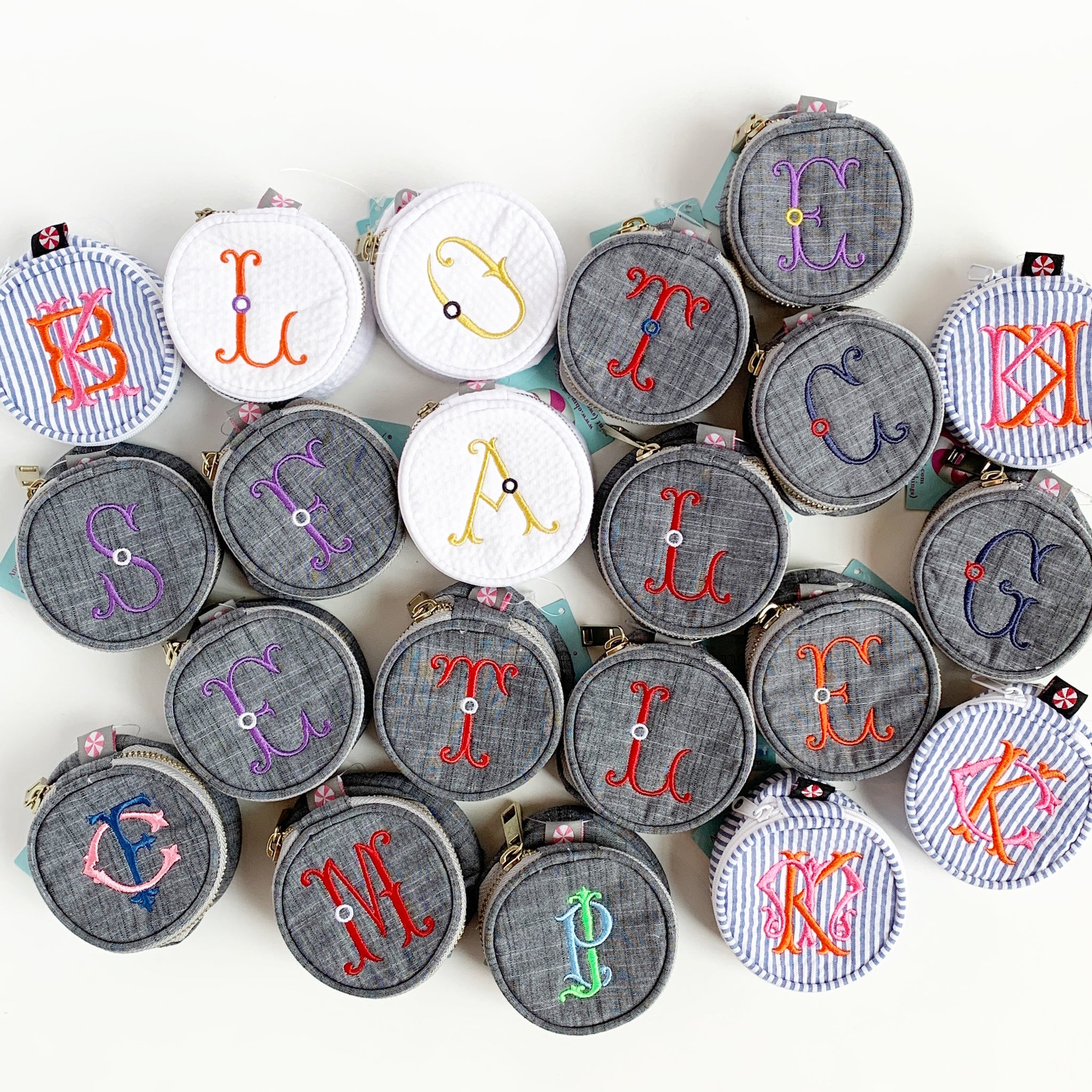 Mini "Button" Bags, aka Jewelry Rounds. (Various colors) – Sew Sew Swell