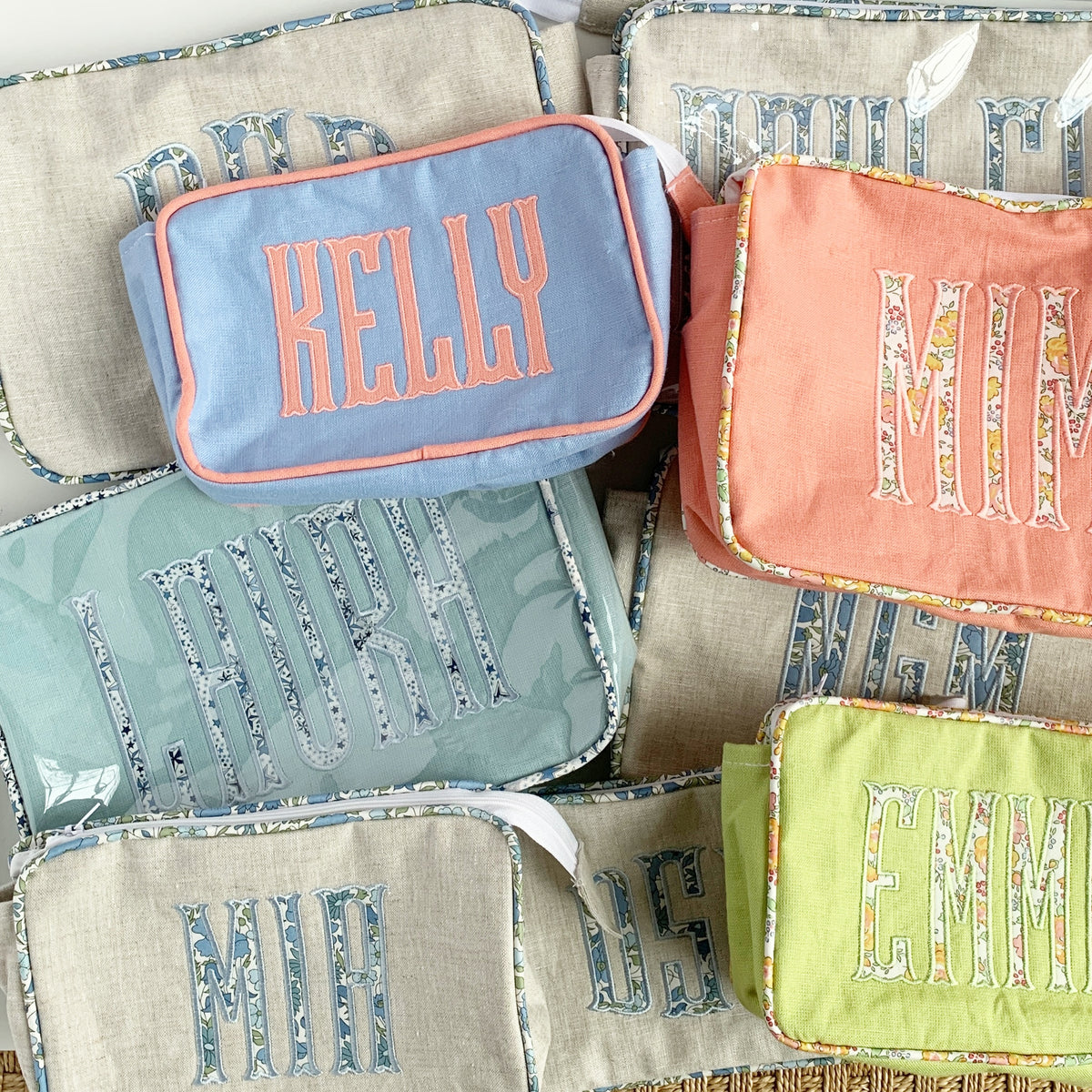 Custom Linen Rectangle Pouches - Made to Order – Sew Sew Swell