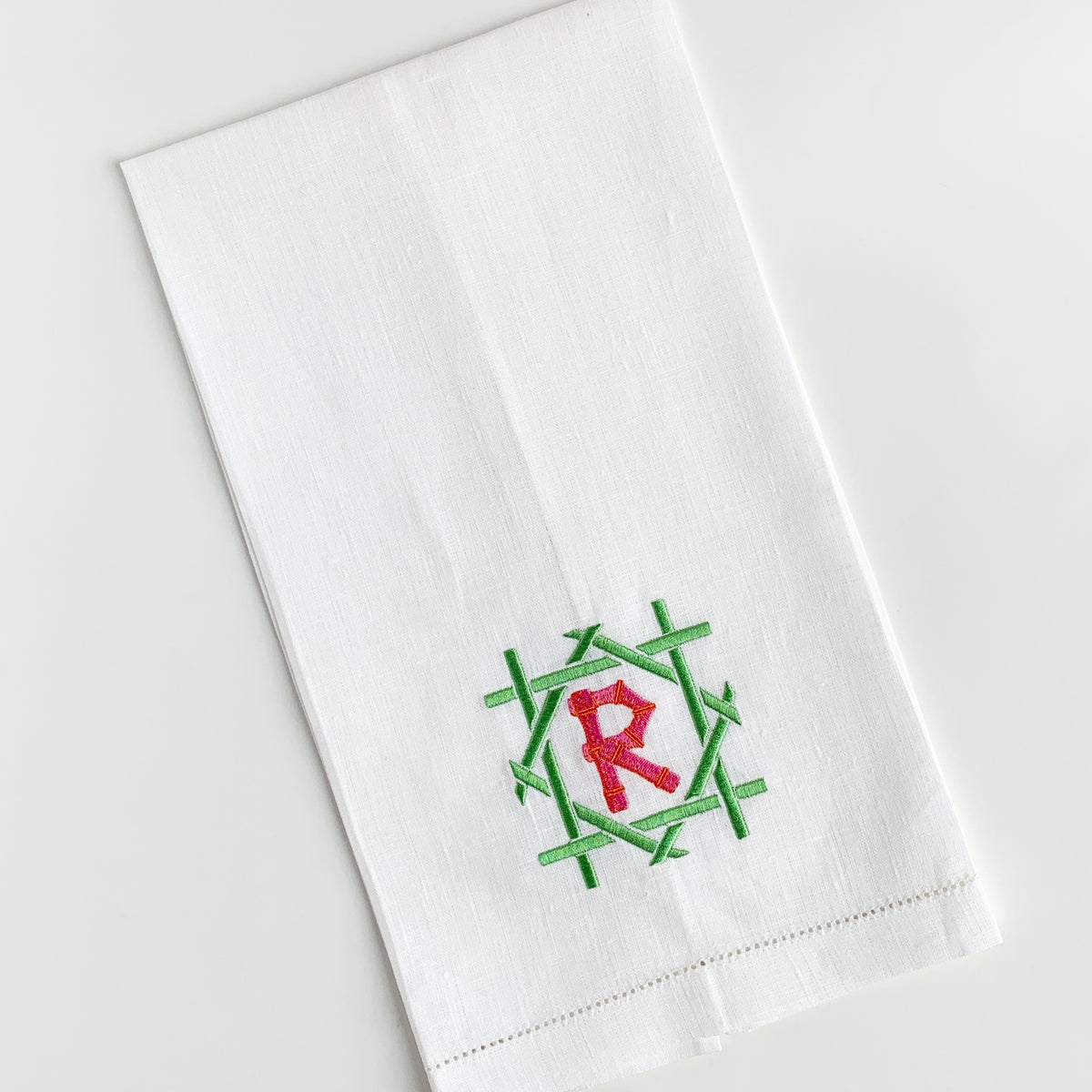 Natural White, Irish Linen Hemstitched Guest/Bar Towel – Sew Sew Swell
