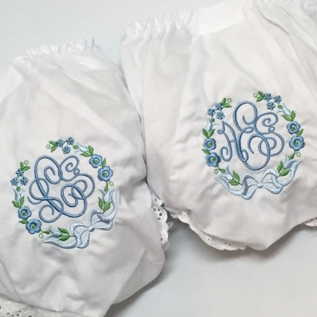Allison Wreath Motif Bloomers in Blues – Sew Sew Swell